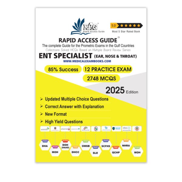 ENT Specialist Prometric Exam MCQs 2025 | Updated Questions
