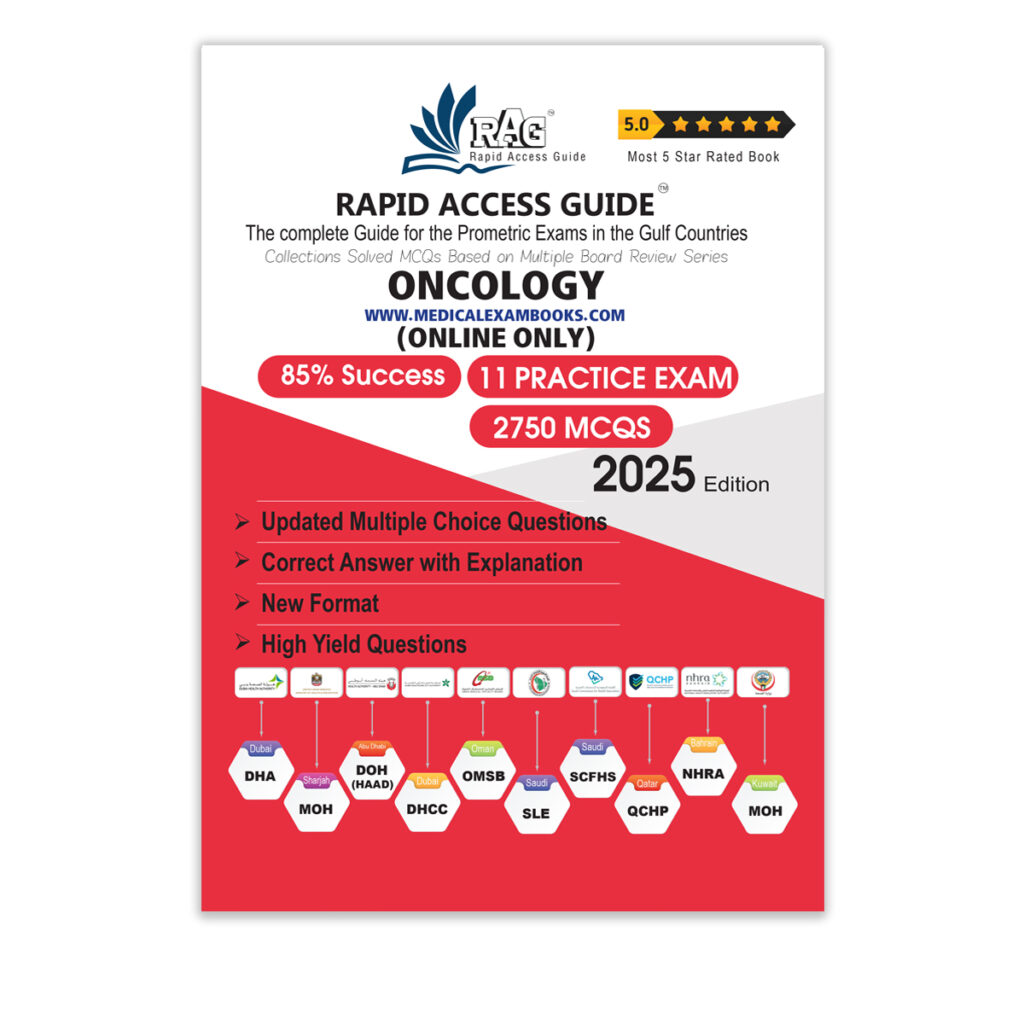 HAAD Oncology Prometric Exam MCQs | Updated questions 2025